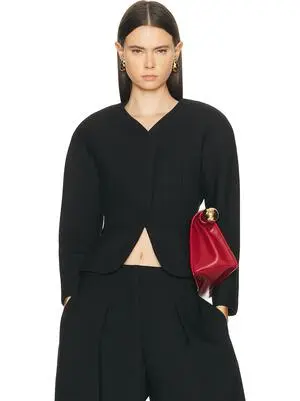 Jacquemus La Petite Veste Ovalo - Black