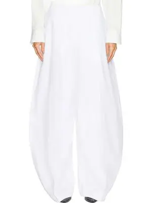 Jacquemus Le Pantalon Ovalo Large White