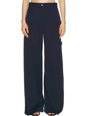 Adam Lippes Jasper Pant - Navy