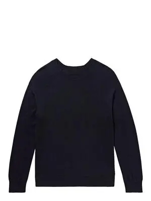 NILI LOTAN Reggie Silk And Cotton-blend Sweater - Blue