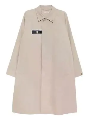 ROMEO HUNTE Logo-patch Coat - Neutrals