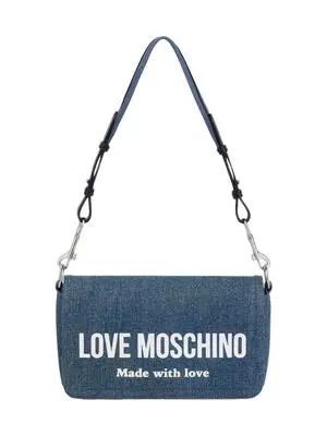 Moschino Zip Fastening Shoulder Bag - Blue