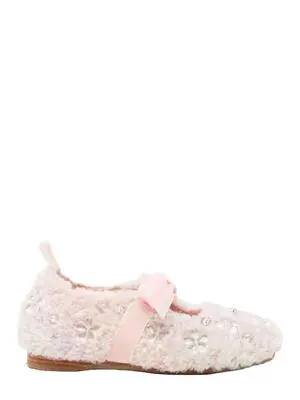 ROCKFISH Furry Ballet Flats - Pink