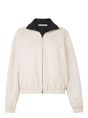 Acne Studios Cotton-sateen Jacket Beige
