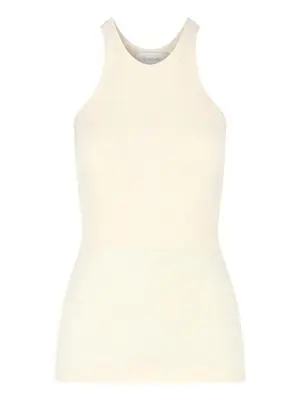 Rick Owens Ribbed Tank Top - Cream