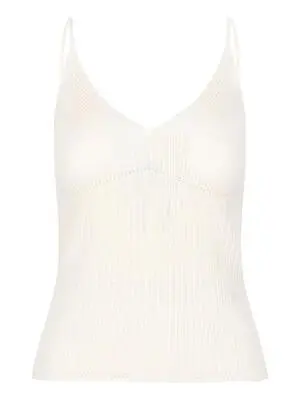 Isabel Marant Étoile Ribbed Tank Top - Cream
