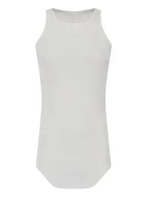 Isabel Marant Étoile Ribbed Silk Cotton Tank Top - White