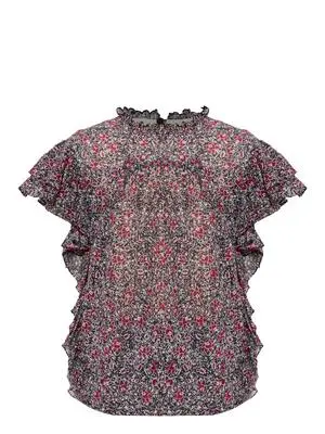 MARANT ETOILE Daliyane Top - Burgundy