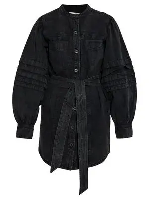 MARANT ETOILE Moe Denim Dress - Black
