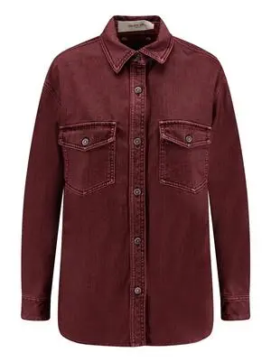 GOLDEN GOOSE Patty Cotton Shirt - Red