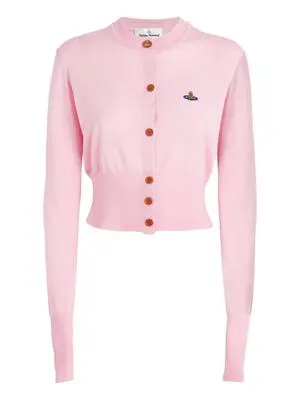 VIVIENNE WESTWOOD Organic Cotton-Cashmere Cropped Cardigan