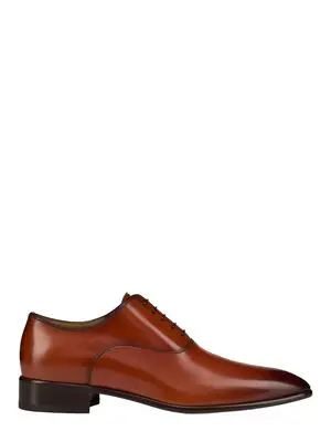 CHRISTIAN LOUBOUTIN Pelvis Leather Oxford Shoes - Orange