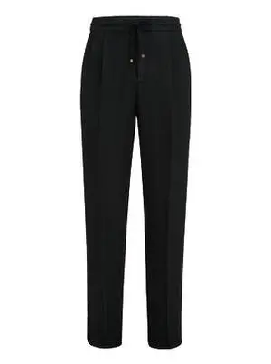 Brunello Cucinelli Trousers With Drawstring - Black