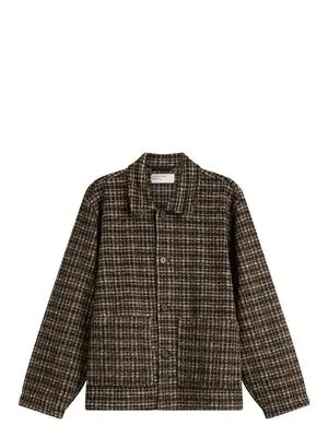 Universal Works Jacquard Knit Rams Jacket - Brown