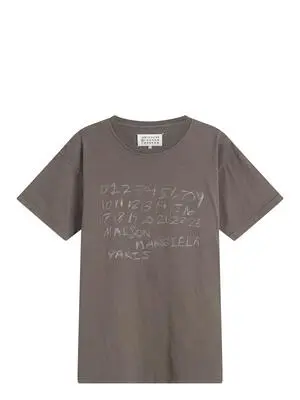 MAISON MARGIELA Margiela Number T-shirt - Brown
