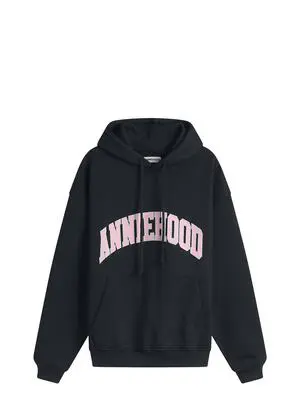 ANNIE HOOD College Arch Hoodie - Navy