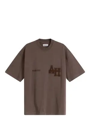 ANNIE HOOD College T-shirt - Washed Brown
