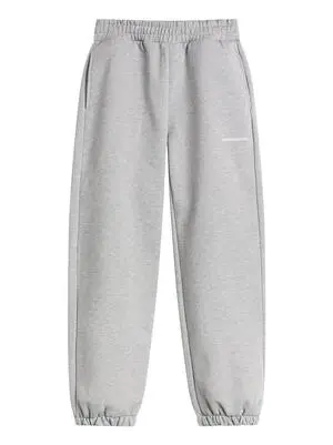 ANNIE HOOD Mini Logo Cuffed Joggers - Marl Grey