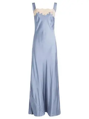 Rixo Rosamarie Maxi Dress - Stone Blue