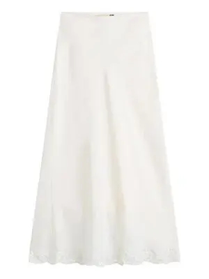 Rixo Crystal Maxi Skirt - Cream