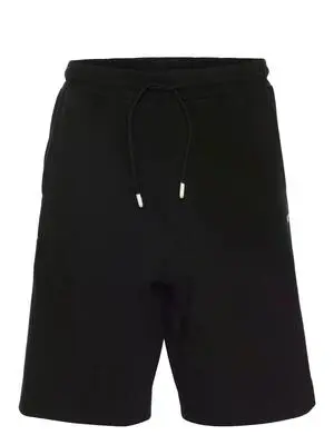 BOSS Logo-embroidered Drawstring Shorts - Black