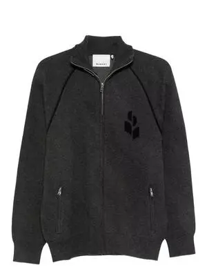 MARANT Zip-up Sweater - Grey