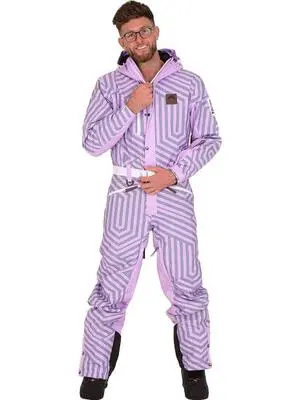 OOSC Fall Line Ski Suit - Purple & Grey