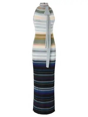 Missoni Striped Knitted Maxi Dress - Multi