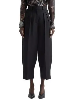 Altuzarra Dash Wool Ankle Pants - Black