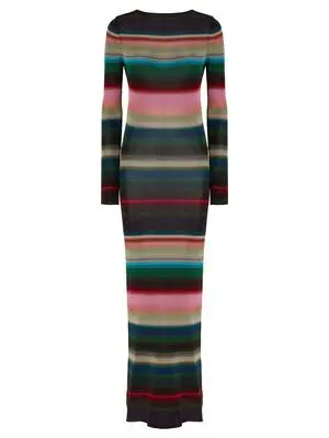 Missoni Striped Knitted Maxi Dress - Multi
