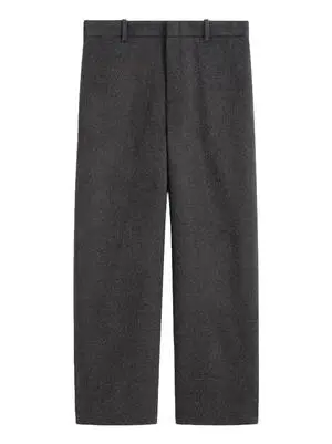 Cos COS Double-Faced Wool Relaxed-Fit Wide-Leg Pants Gray
