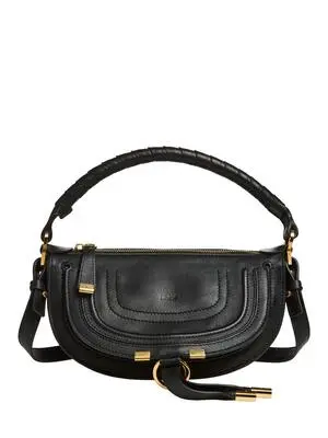 Chloé Mini Marcie Leather Camera Bag - Black