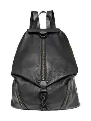 Rebecca Minkoff Jumbo Julian Leather Backpack - Black