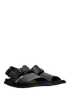 Camper Lluc Two-strap Sandal - Black