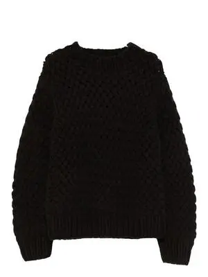 Dries Van Noten Regular Fit Crewneck Sweater - Brown