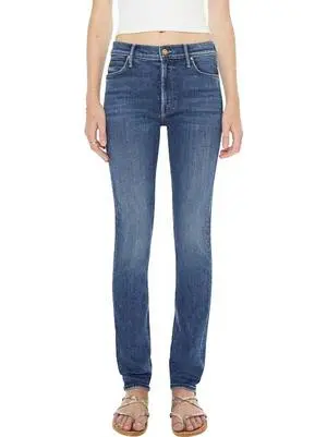 MOTHER The Mid Rise Dazzler Skimp Straight Leg Jeans - One Last Shot
