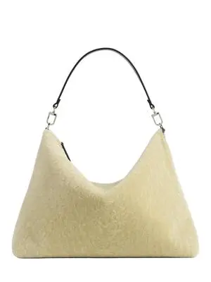 TOTÊME TOTEME Medium Bevel Shearling Shoulder Bag