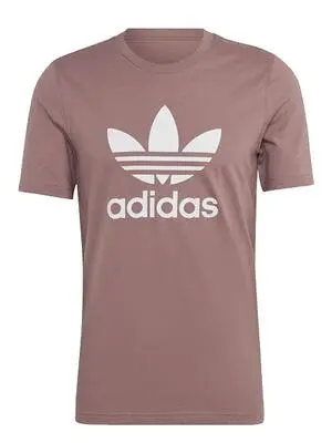 Adidas Adicolor Classics Trefoil Tee Shirt Purple/white