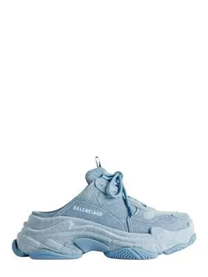 Balenciaga Triple S Mule - Denim Blue