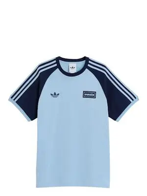 Adidas Tour 3stripes Tee Shirt - Clear Sky Blue Night Indigo