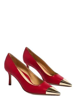 Marion Parke Nappa Ava Pump Lipstick Red
