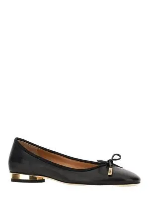 TOD'S Leather Ballet Flats - Black