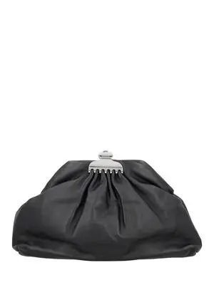 Marc Jacobs Clutch With Clasp - Black