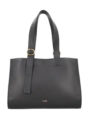 JIL SANDER Cannoli Tote Bag - Black