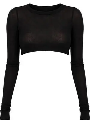 Rick Owens Long-sleeved Top - Black