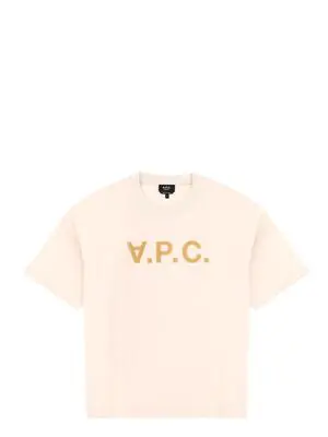 A.p.c. Logo T-shirt - Powder