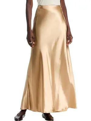Lafayette 148 New York Bias Floor Length Skirt - Natural