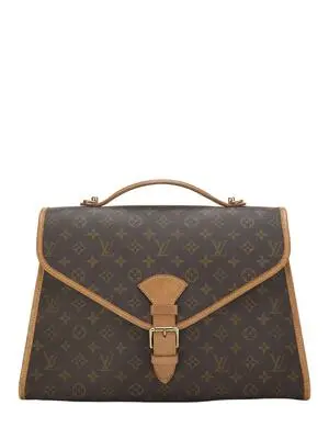 LOUIS VUITTON Monogram Beverly Briefcase - Brown