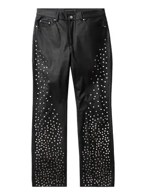 WHO DECIDES WAR BY EV BRAVADO Studded Star Trouser - Black