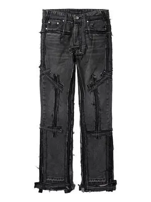 WHO DECIDES WAR BY EV BRAVADO Exposure Denim Jeans - Black
